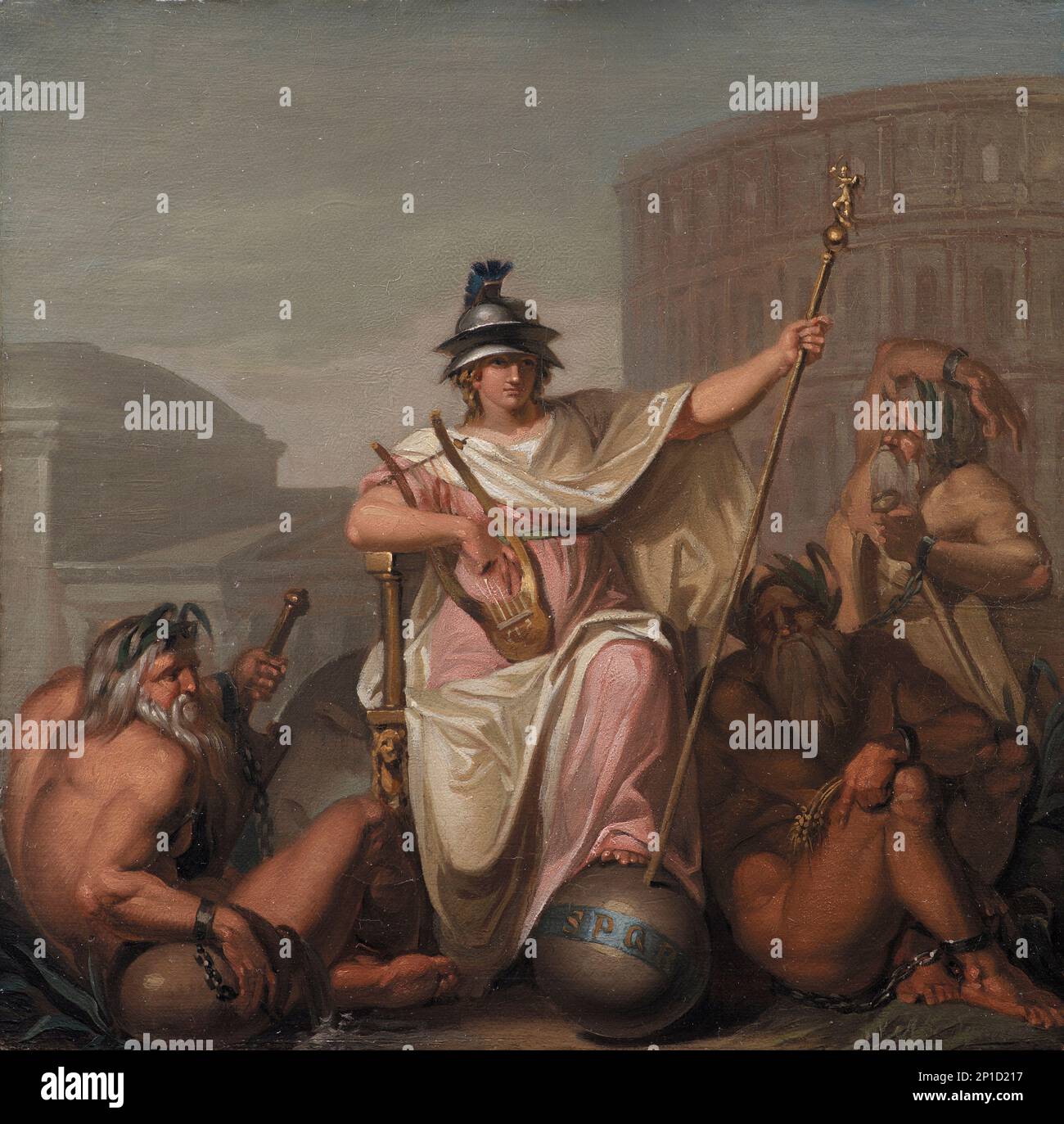 Rome as Ruler of the World, 1784 Stock Photo - Alamy