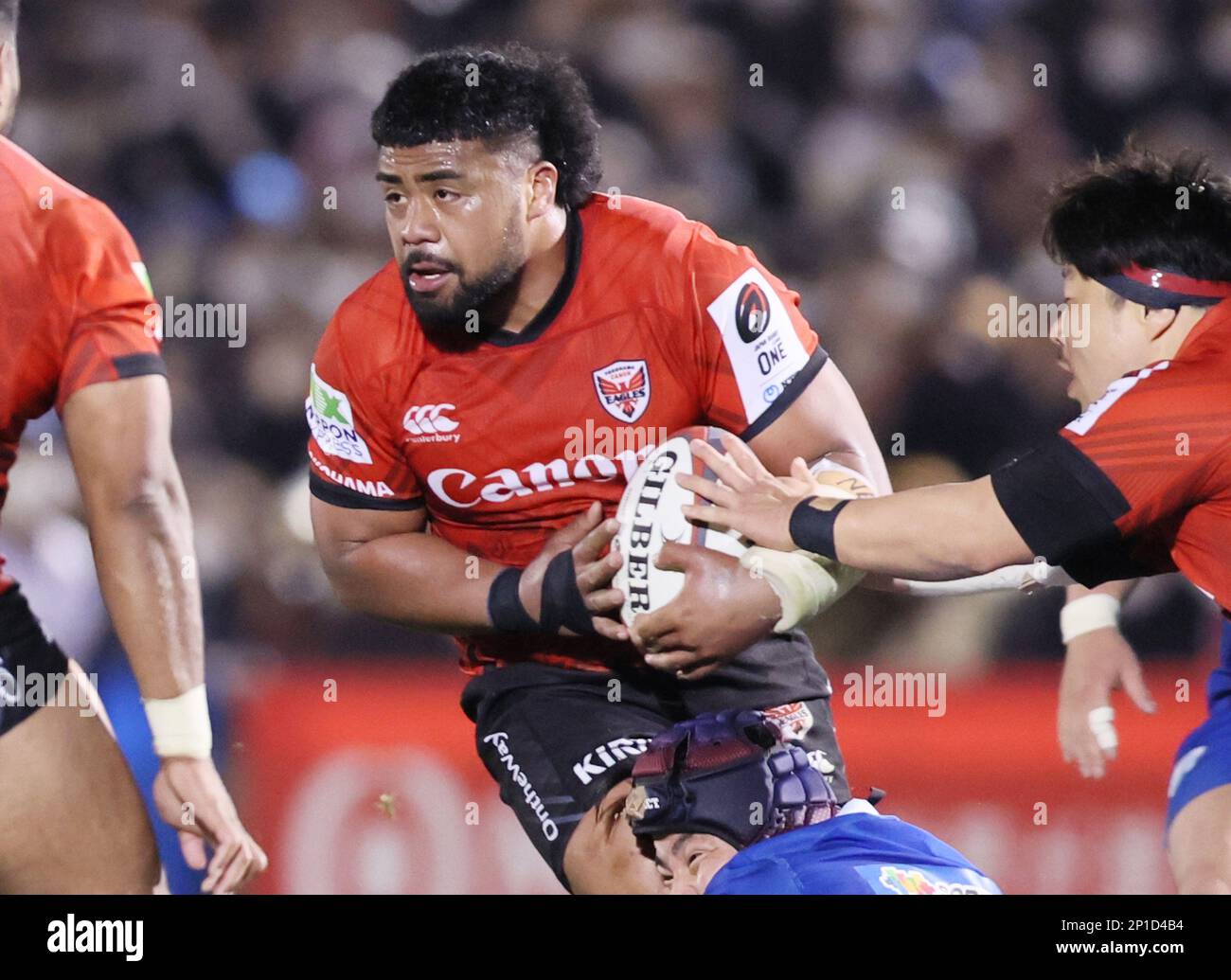 Tokyo, Japan. 3rd Mar, 2023. Yokohama Canon Eagles flanker Sioeli ...