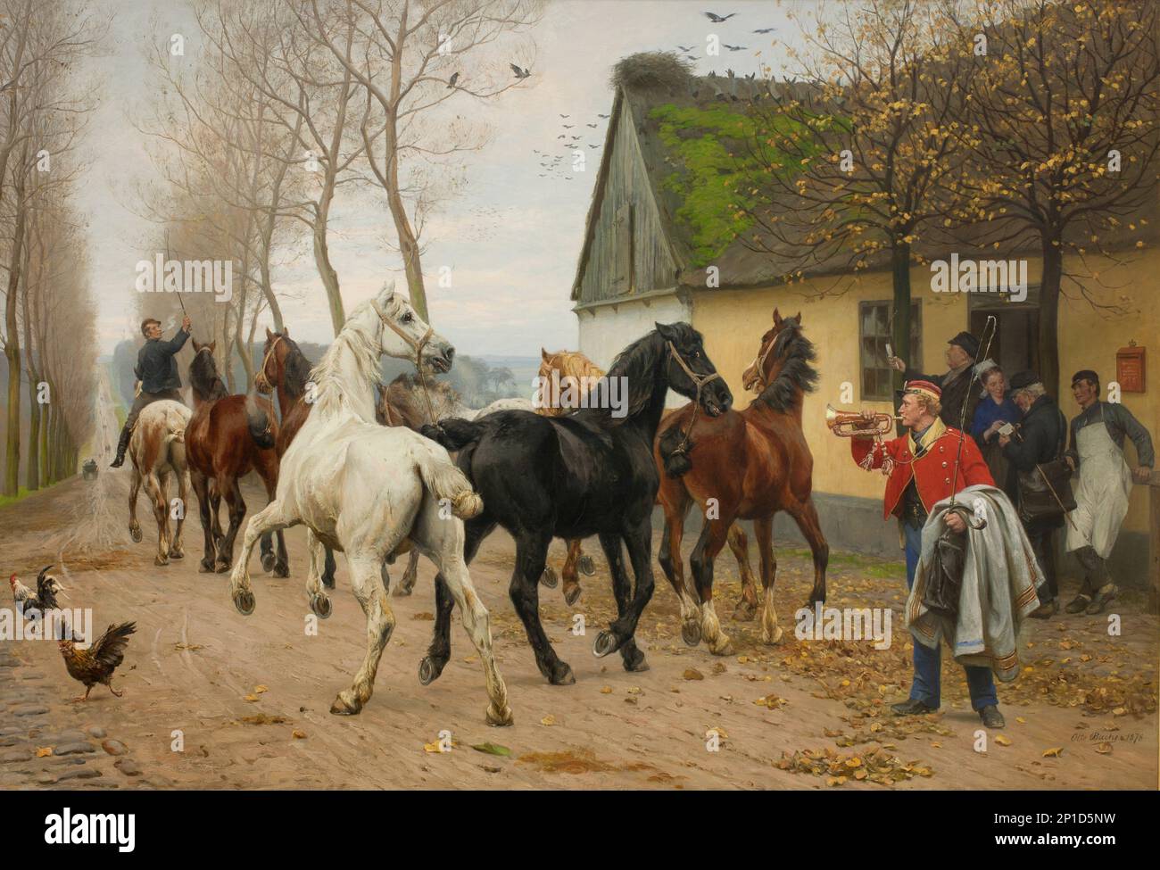 String of horses hi-res stock photography and images - Alamy