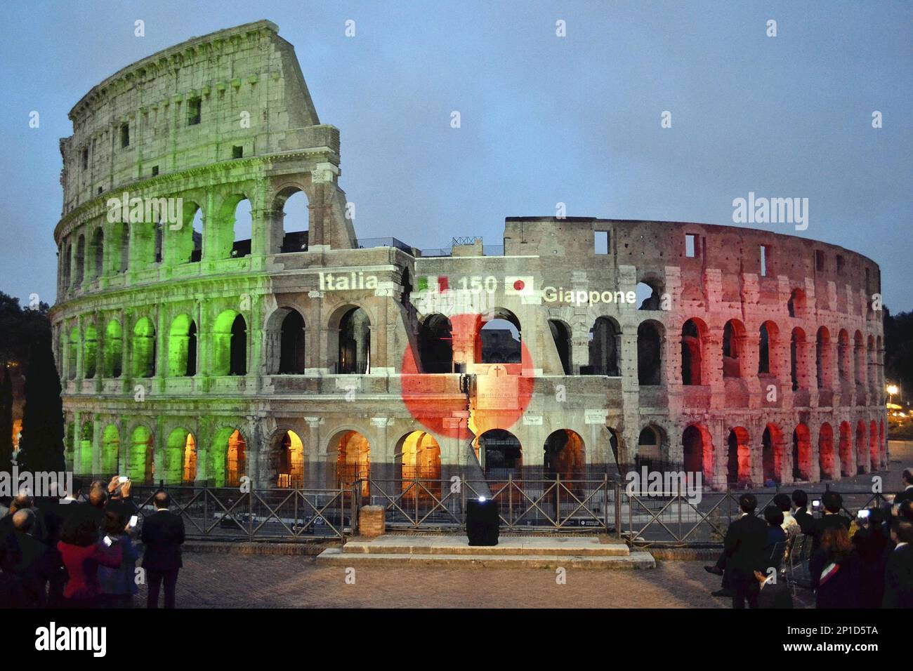 A photo shows Colosseum, known as the Flavian Amphitheatre, an oval ...