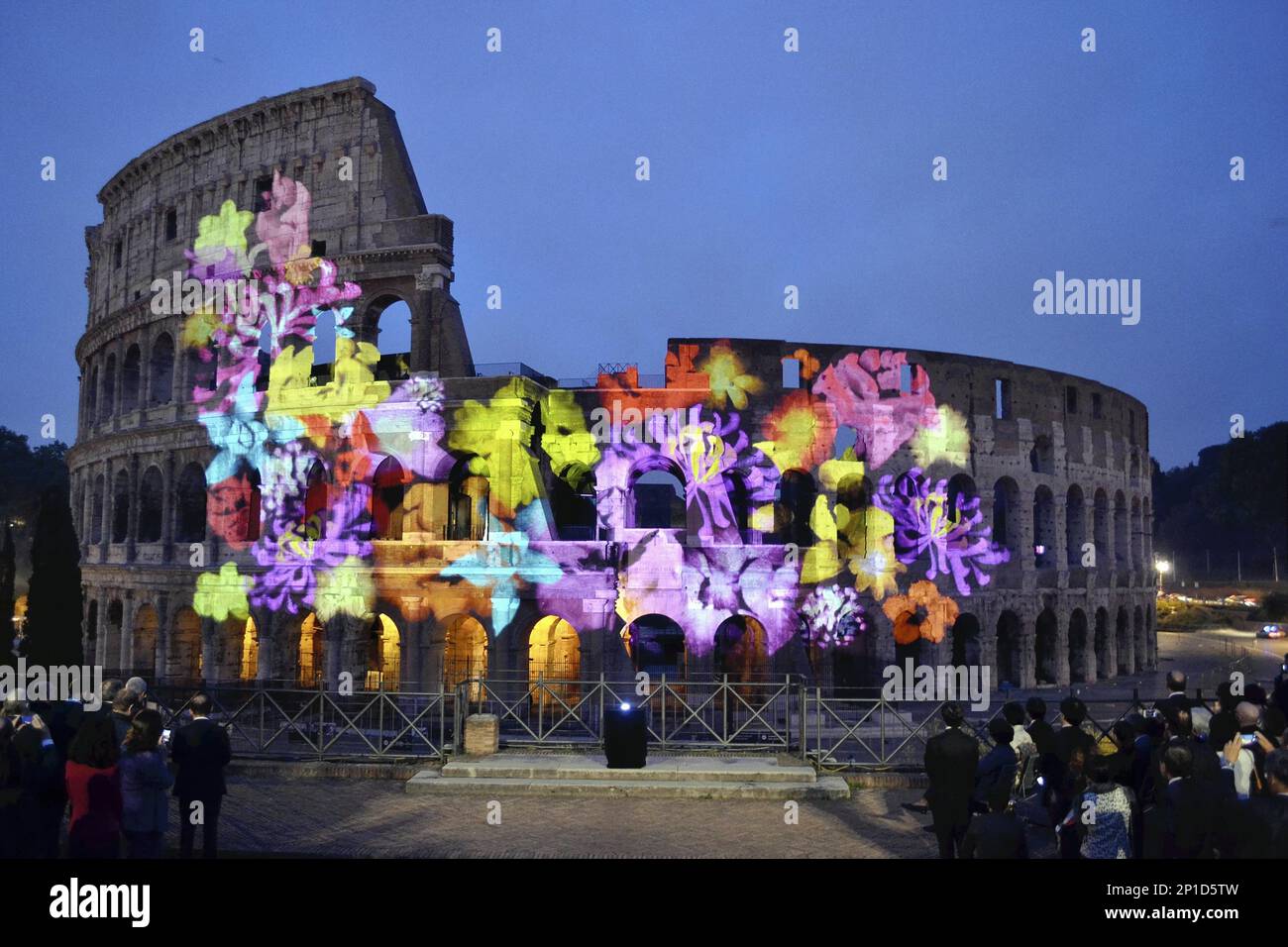 A photo shows Colosseum known as the Flavian Amphitheatre, an oval ...