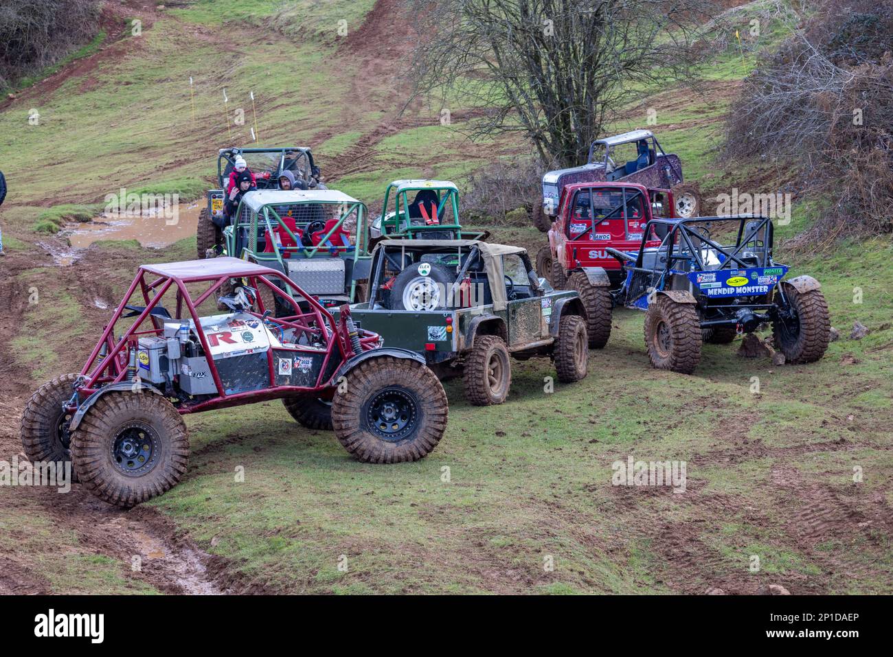 February 2023 - Waiting at the test start during an ADWC off road trial ...