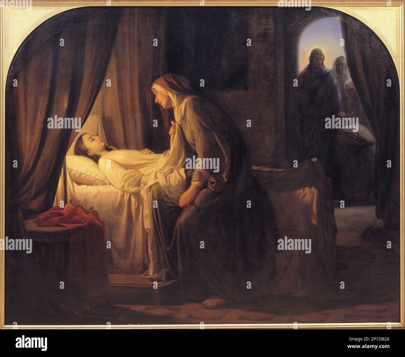 The Daughter of Jairus, 1863 Stock Photo - Alamy