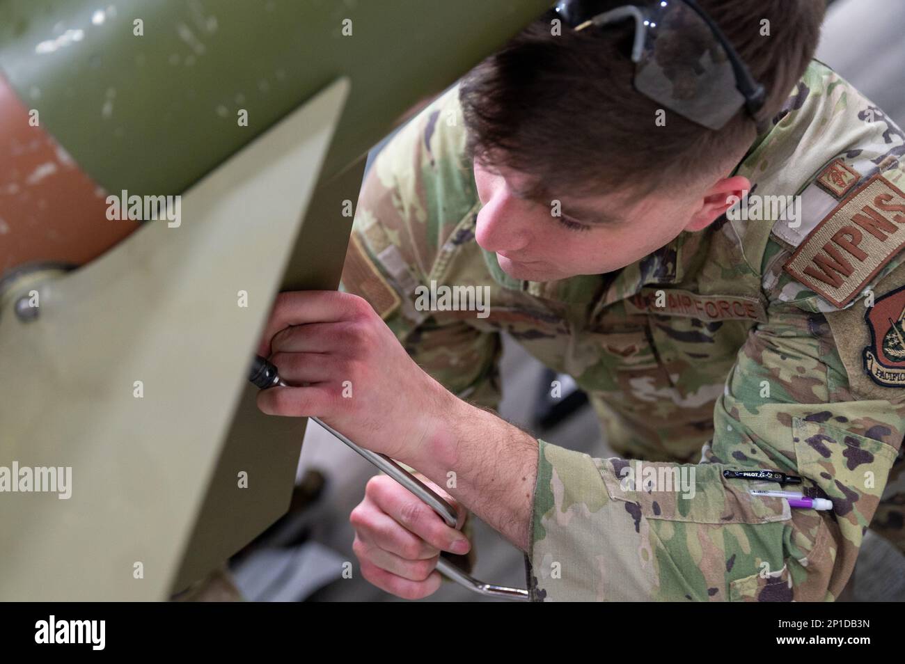 U.S. Air Force Senior Airman Logan Cindrich, 36th Fighter Generation ...
