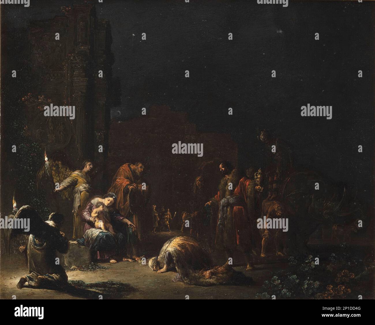 Angel bowing head hi-res stock photography and images - Alamy