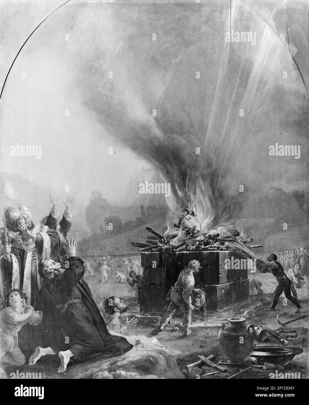 Elijah's Sacrifice, 1645 Stock Photo - Alamy