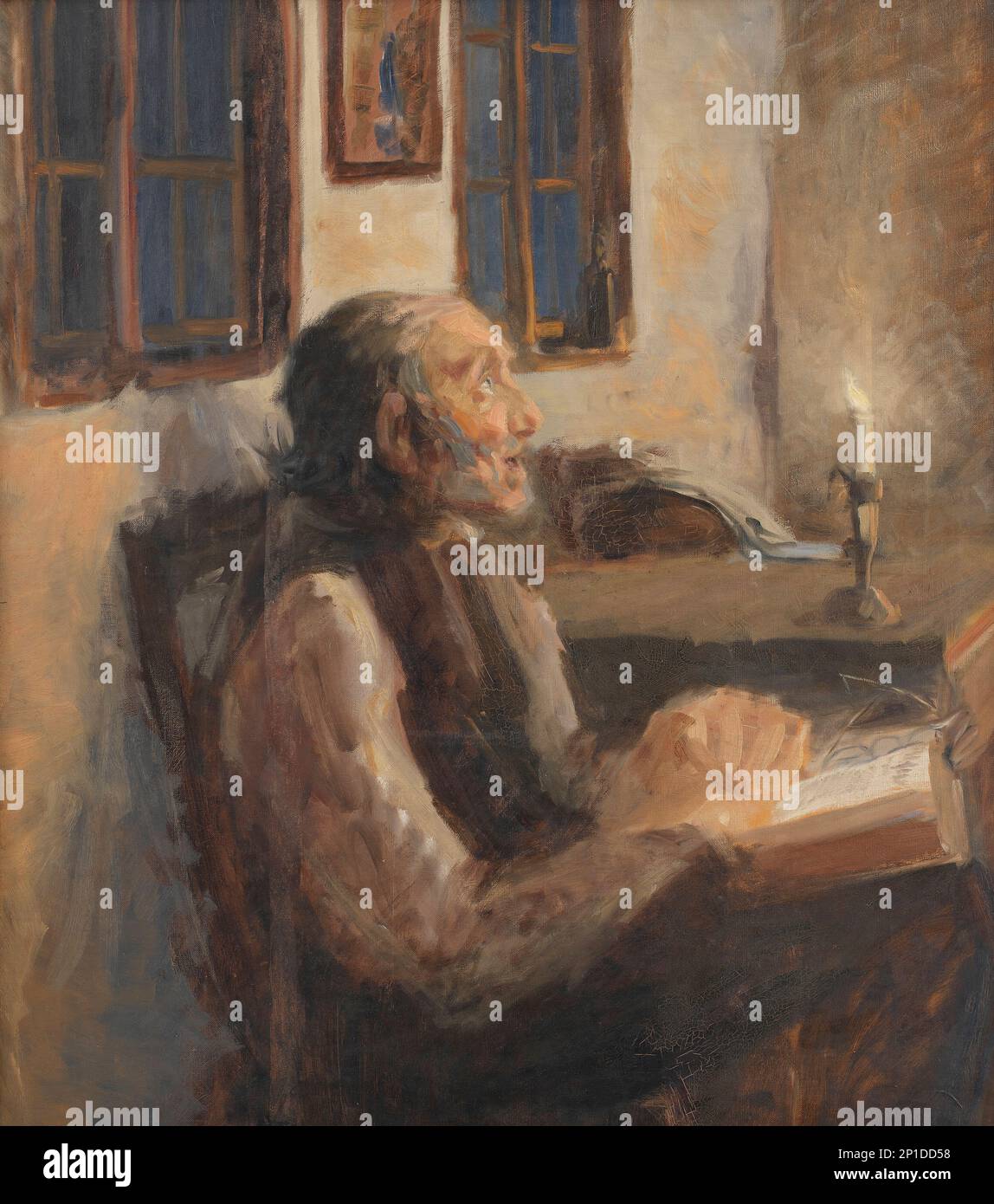 The old man at the leper, 1896-1900 Stock Photo - Alamy