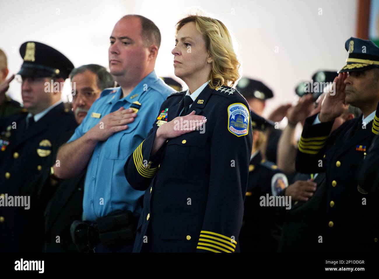 UNITED STATES - MAY 9: D.C. Police Chief Cathy Lanier and Sgt. Matthew ...