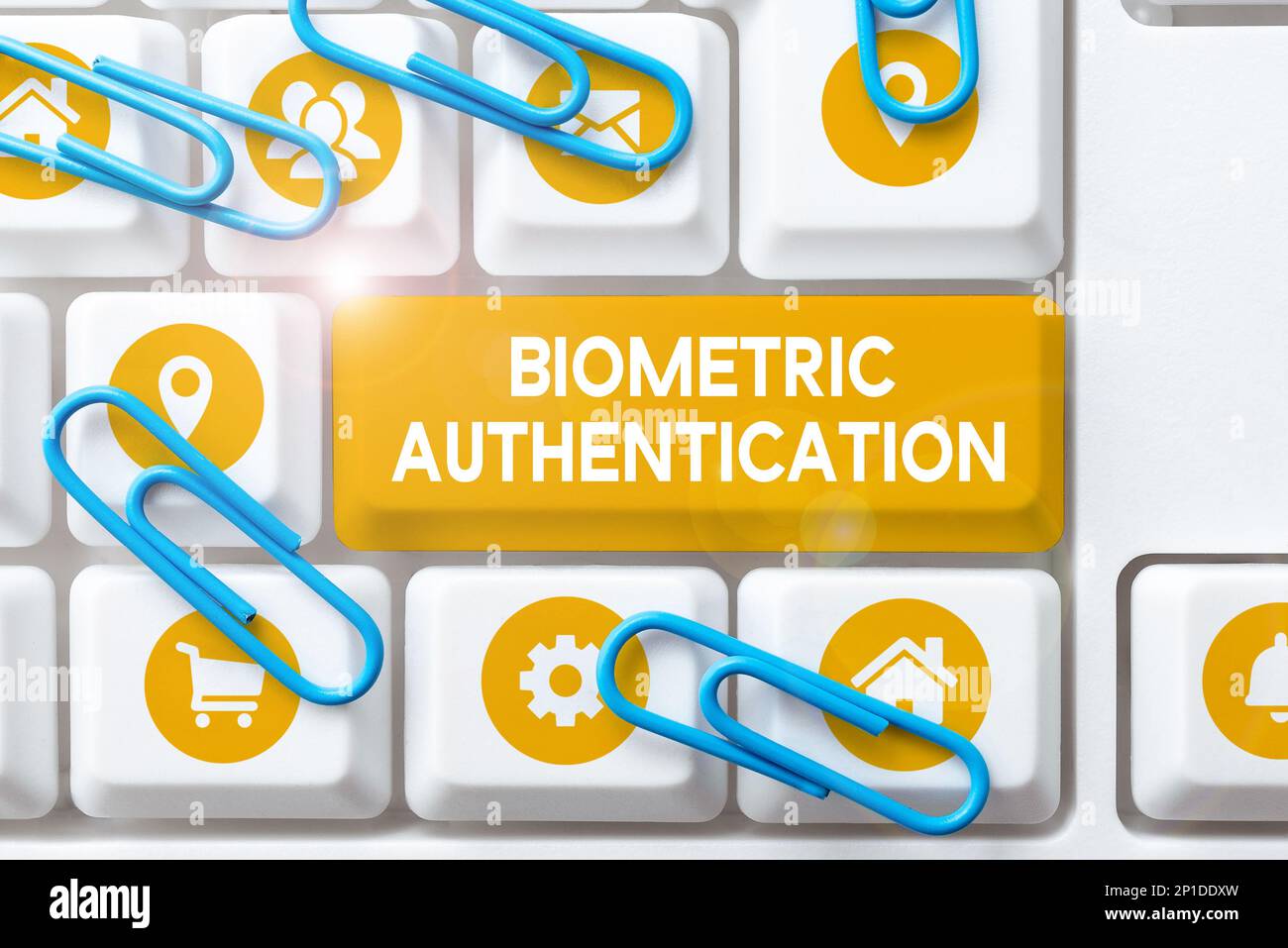 Conceptual caption Biometric Authentication. Concept meaning identity ...