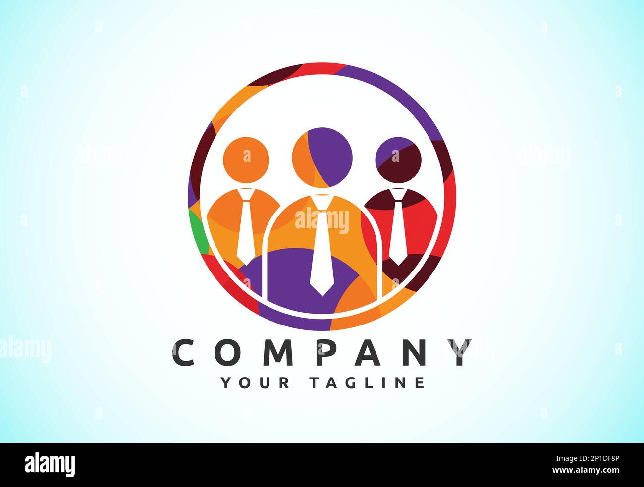 Connect People Logo Template, Social media network people logo Stock ...