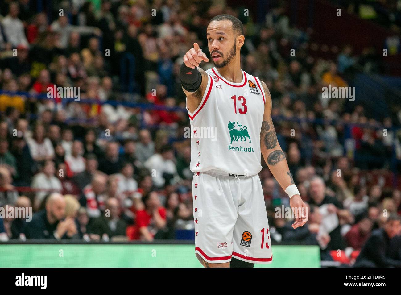 Armani - Olympiakos euroleague basket 2022-2023 - Milan march 3 2023 ...