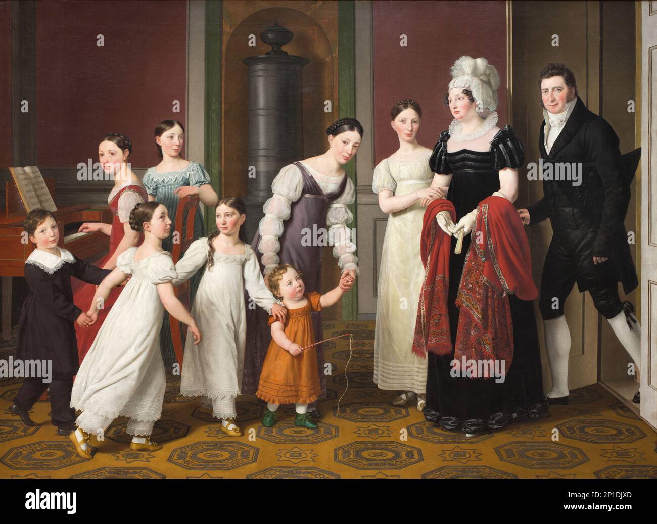 The Nathanson Family, 1818 Stock Photo - Alamy