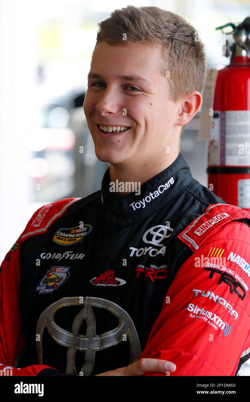 Matt Tifft during practice for the NASCAR Truck Series Toyota Tundra ...