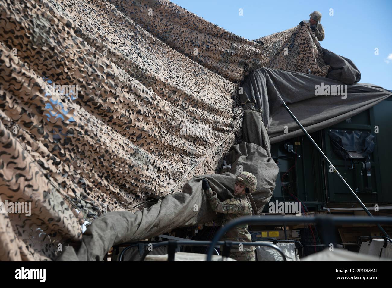 Cpl. Mercedes Jensen, an Air Defense Battle management system operator ...