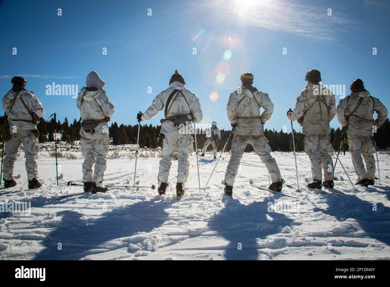 10th Special Forces Group (Airborne) Green Berets prepare for a class ...