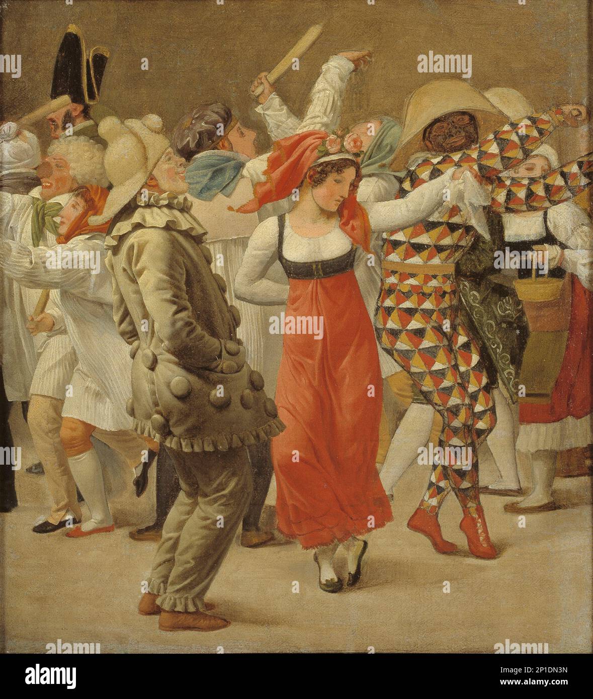 Carnival rome commedia hi-res stock photography and images - Alamy