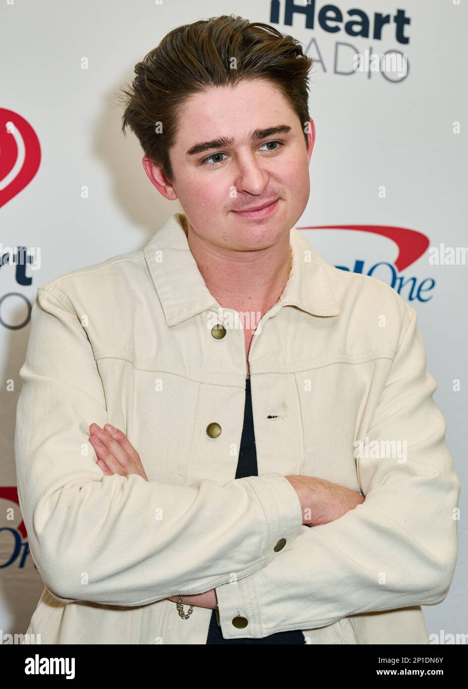 PHILADELPHIA, PA, USA - DECEMBER 12, 2022: Nicky Youre poses at Q102's ...