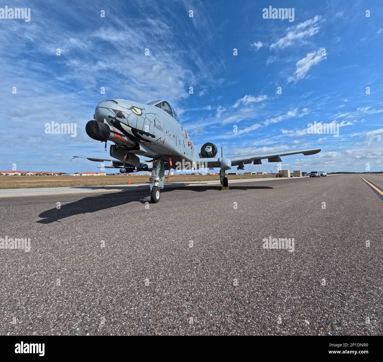 An A-10 Thunderbolt II aircraft assigned to the 122nd Fighter Wing ...