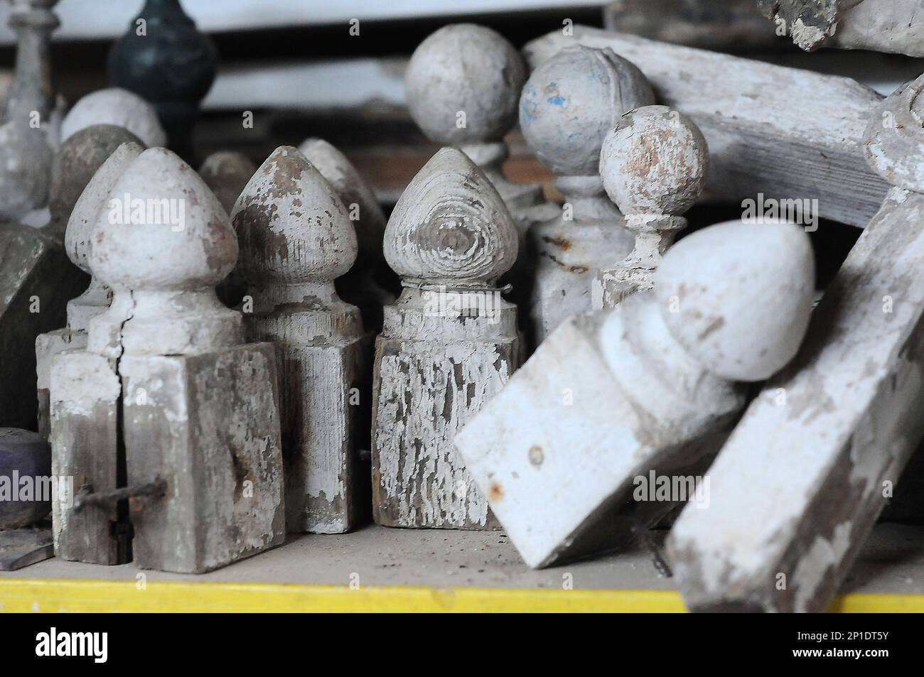 ADVANCE FOR SUNDAY MAY 8 - In this April 14, 2016 photo, Old finials ...