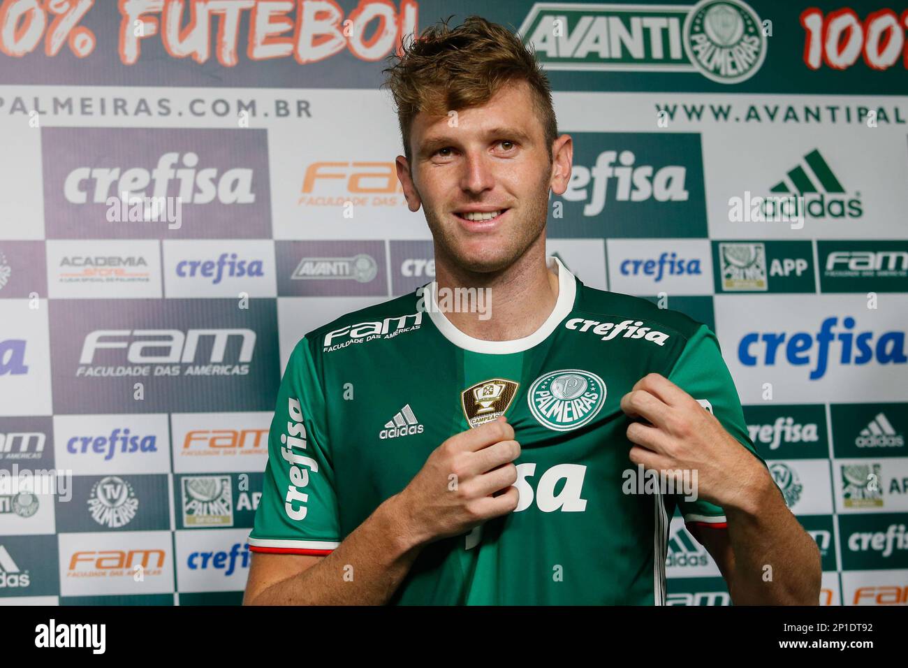 Sao Paulo - SP - 05/05/2016 - APRESENTACAO DE FABIANO NO PALMEIRAS ...