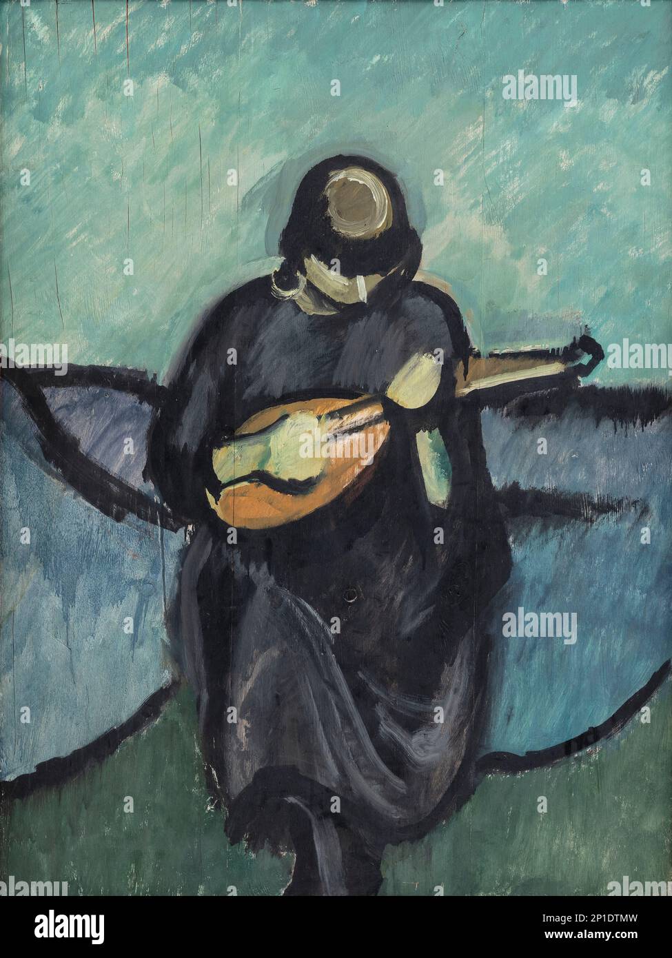 Mandolin player painting hi-res stock photography and images - Alamy