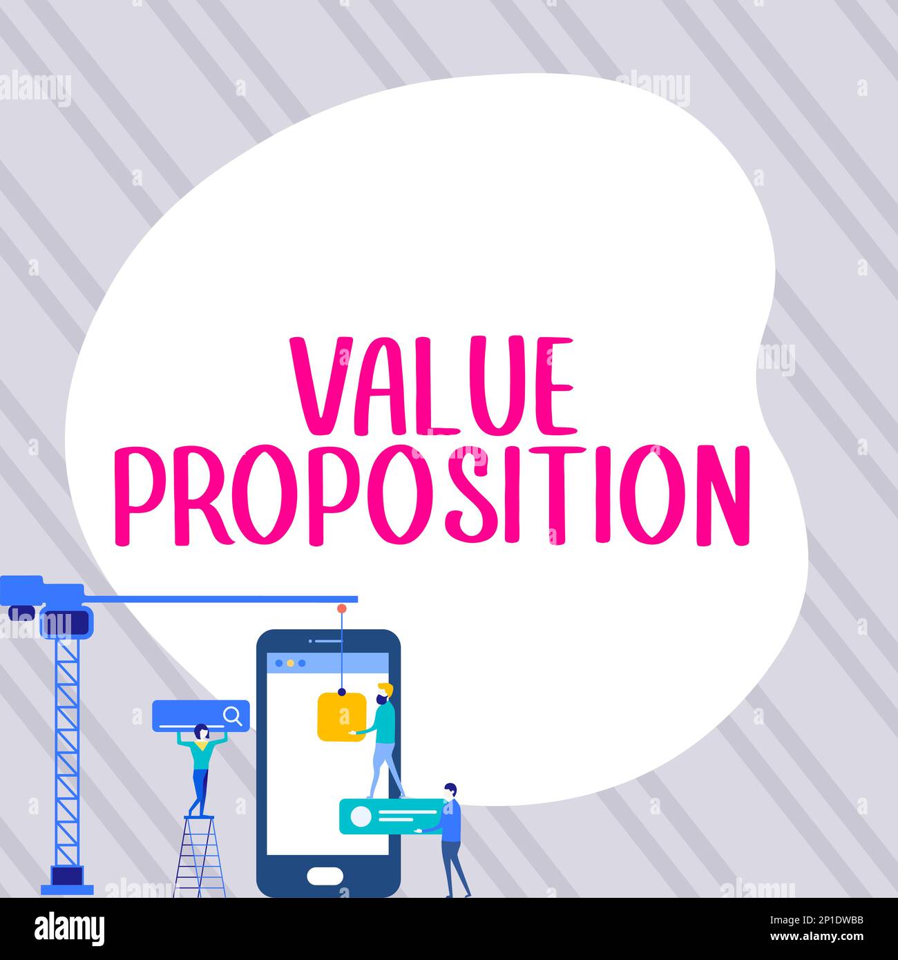 Text sign showing Value Proposition. Business approach service make ...