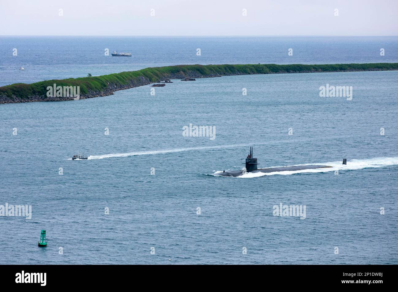 APRA HARBOR, Guam (Jan. 17, 2023)—The Los Angeles-class fast-attack ...