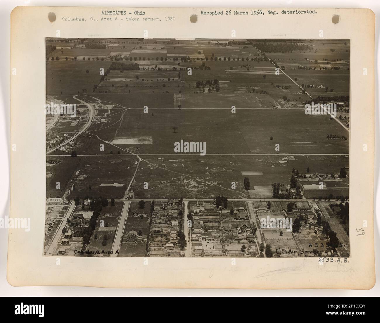 Ohio - Columbus, Aerial Photograph Stock Photo - Alamy