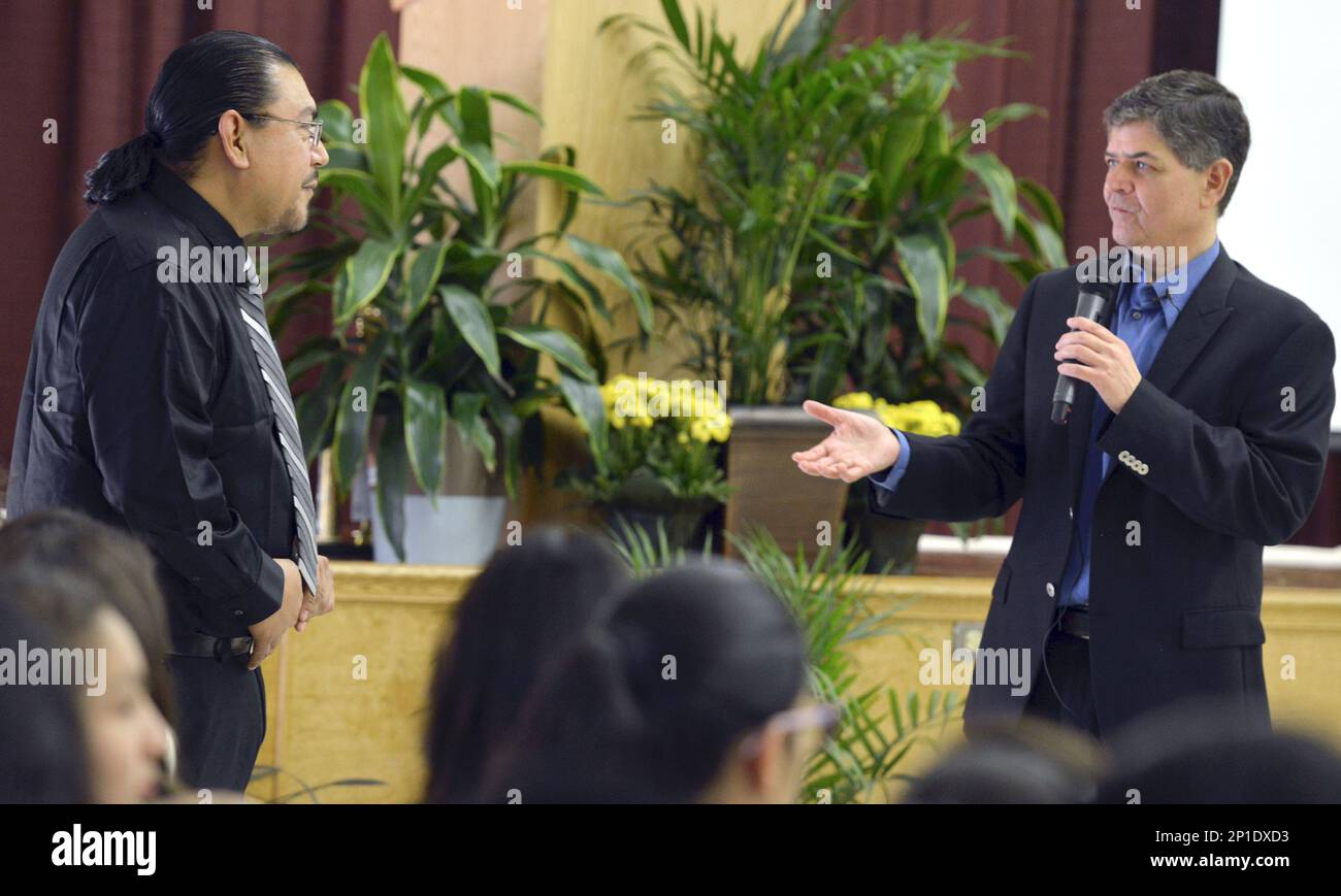 U.S. Congressman Filemon Vela Jr., D-Brownsville, speaks to Faulk ...