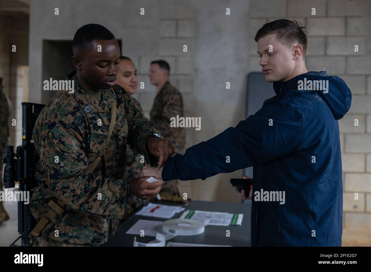 U.S. Marine Corps Gunnery Sgt. Marcus Chestnut, an intelligence chief ...