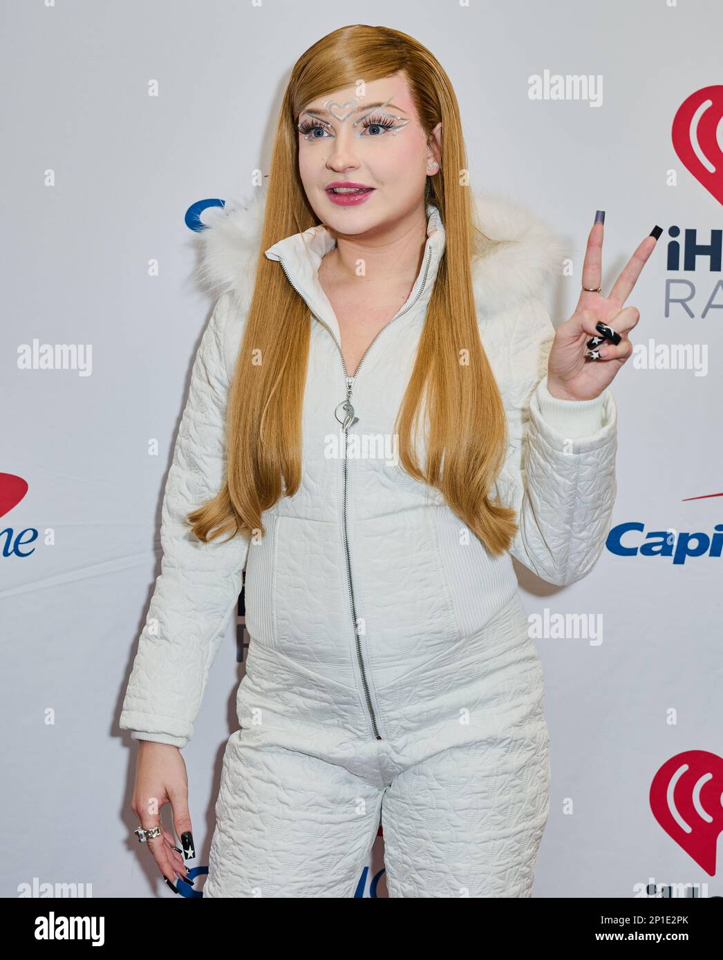 PHILADELPHIA, PA, USA - DECEMBER 12, 2022: Kim Petras poses at Q102's ...