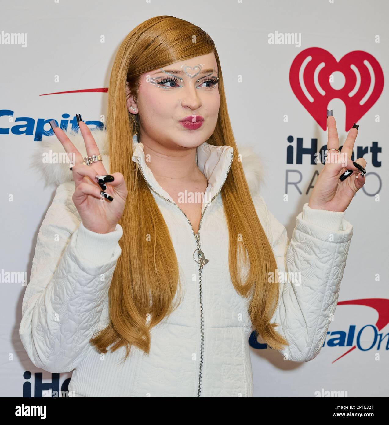 PHILADELPHIA, PA, USA - DECEMBER 12, 2022: Kim Petras poses at Q102's ...