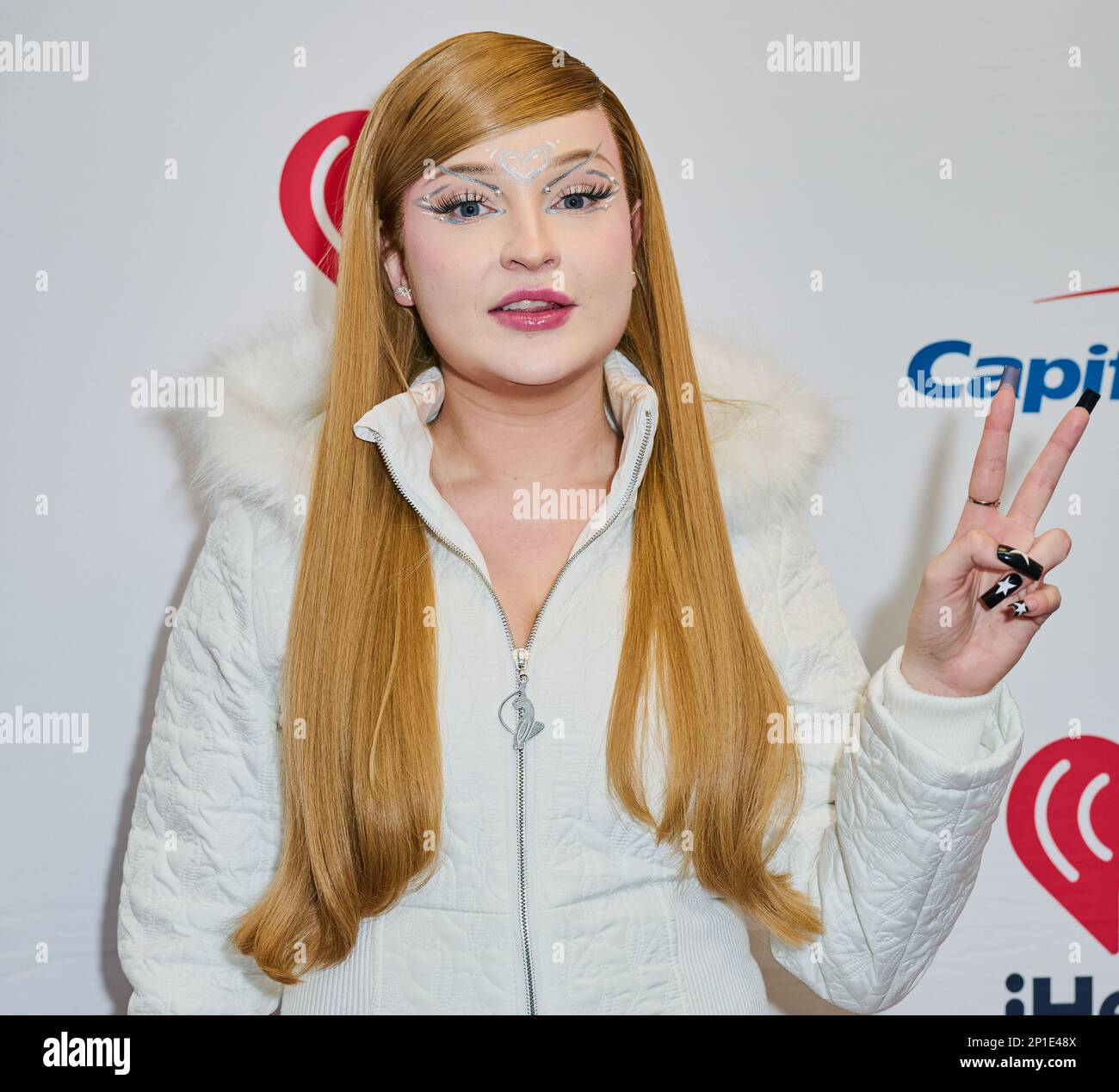 PHILADELPHIA, PA, USA - DECEMBER 12, 2022: Kim Petras poses at Q102's ...