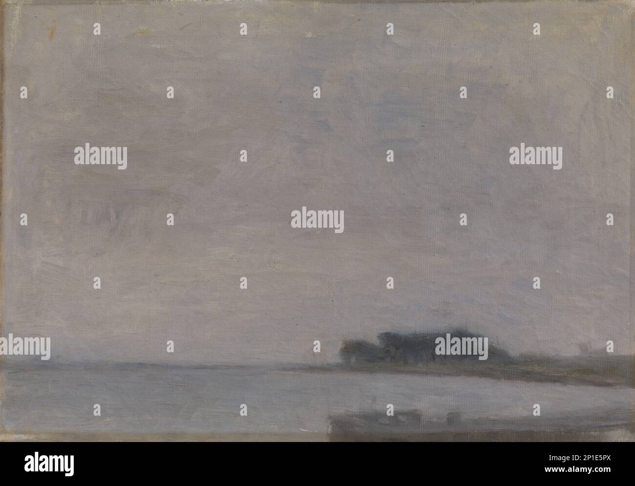 Landscape on the Island of Falster, 1891 Stock Photo - Alamy