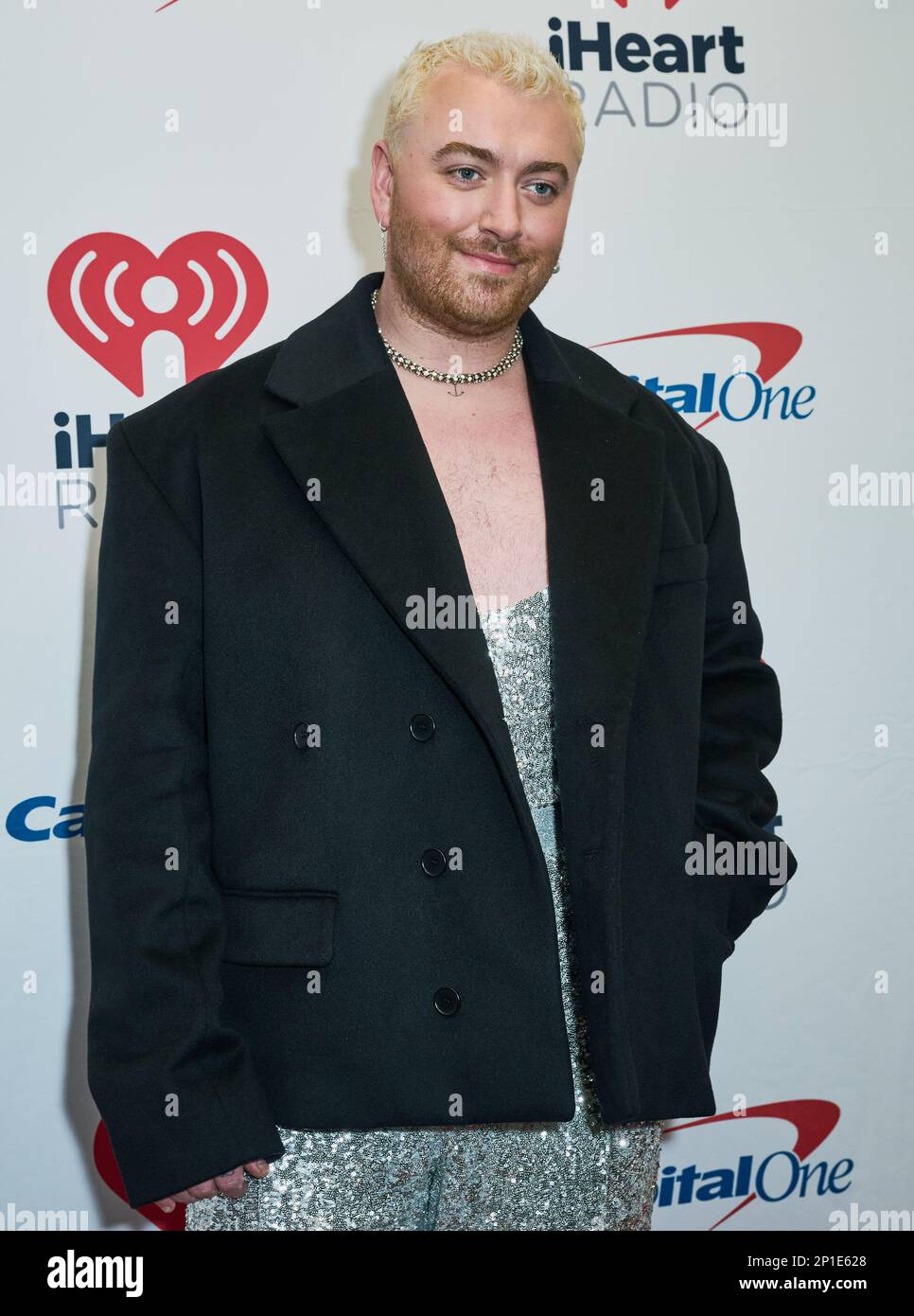 PHILADELPHIA, PA, USA - DECEMBER 12, 2022: Sam Smith poses at Q102's ...