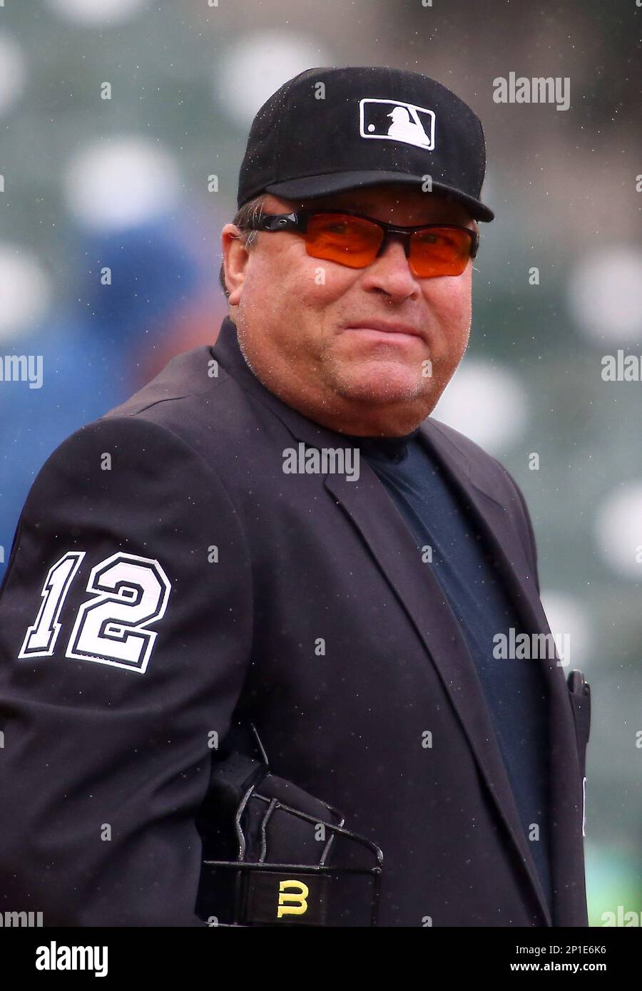 May 01 2016: umpire Gerry Davis (12) during a MLB game at Oriole Park ...