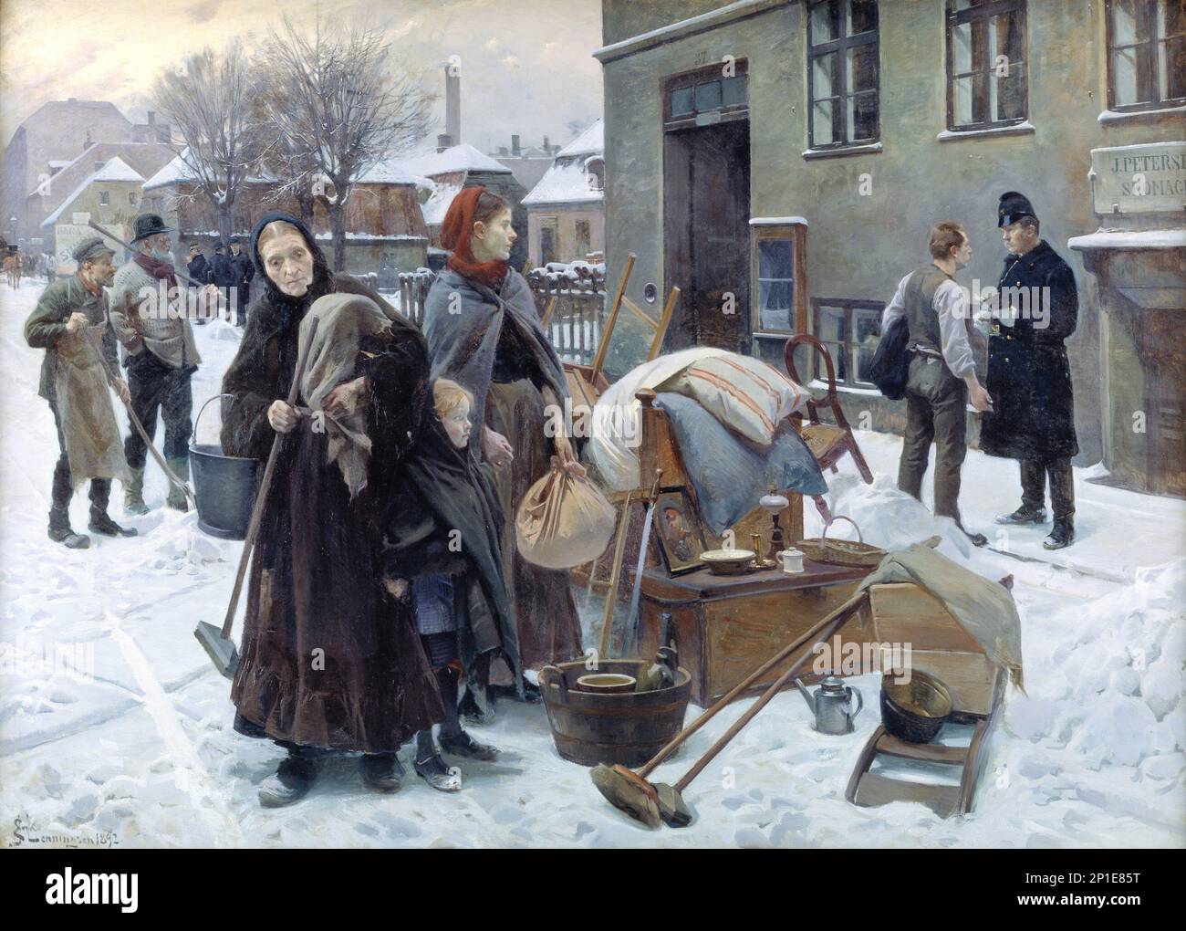 Evicted family hi-res stock photography and images - Alamy