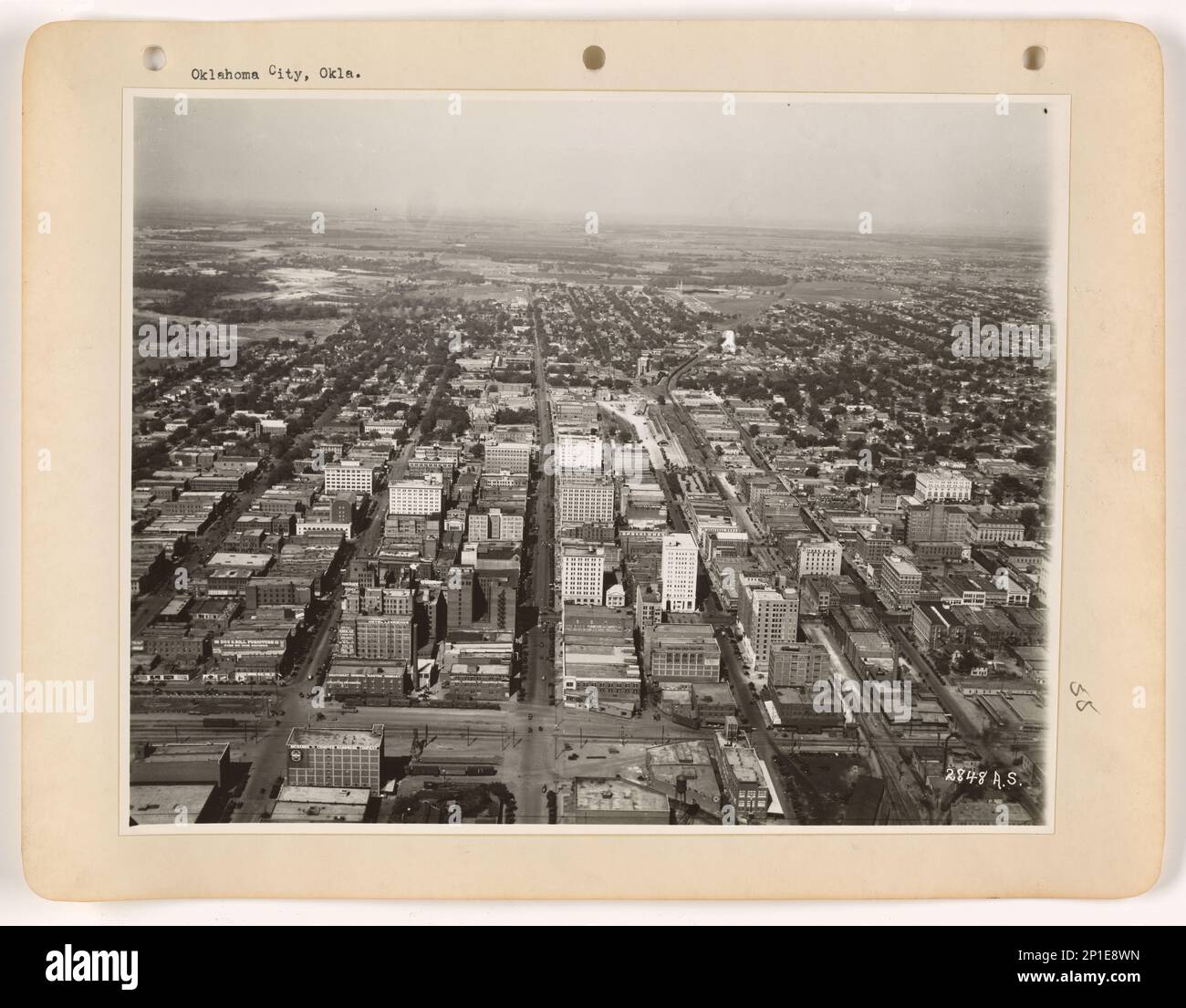 Oklahoma city aerial view hi-res stock photography and images - Alamy