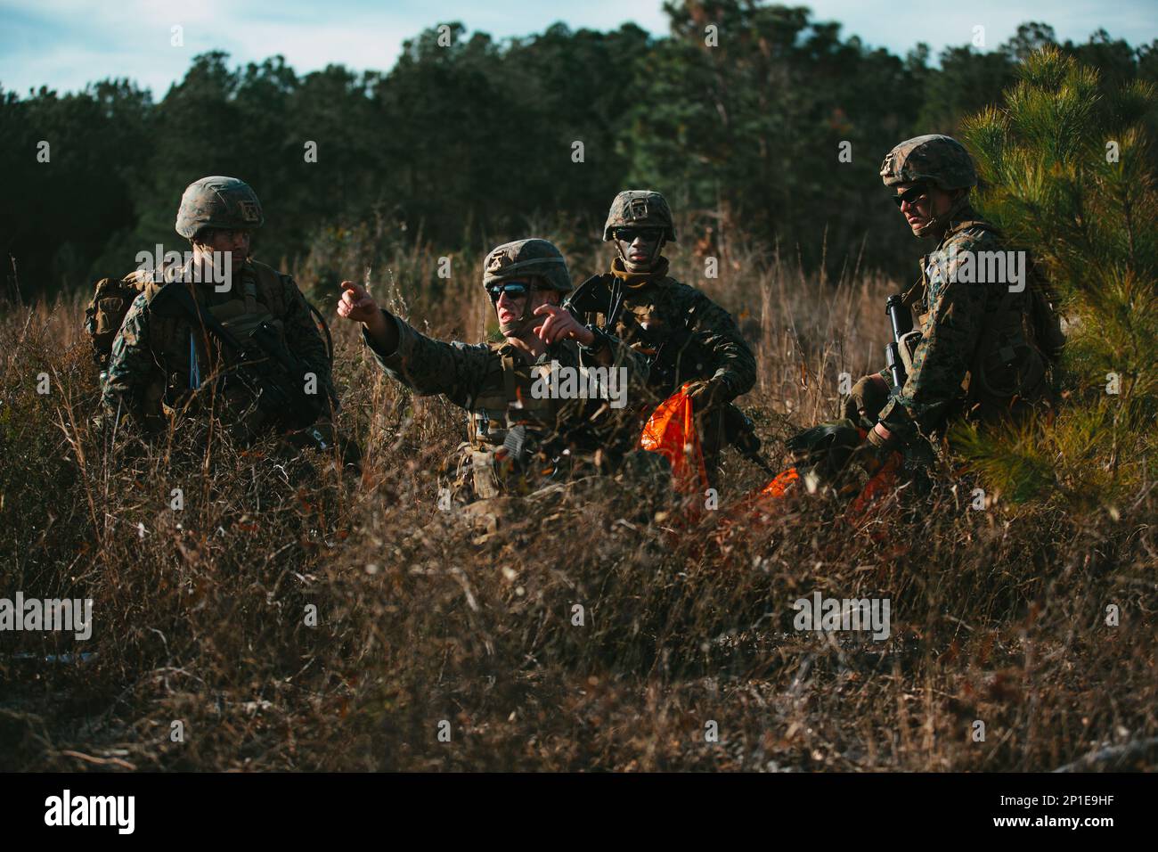 U.S. Marines with 3rd Battalion, 23rd Marine Regiment, 4th Marine Division (MARDIV), Marine ...