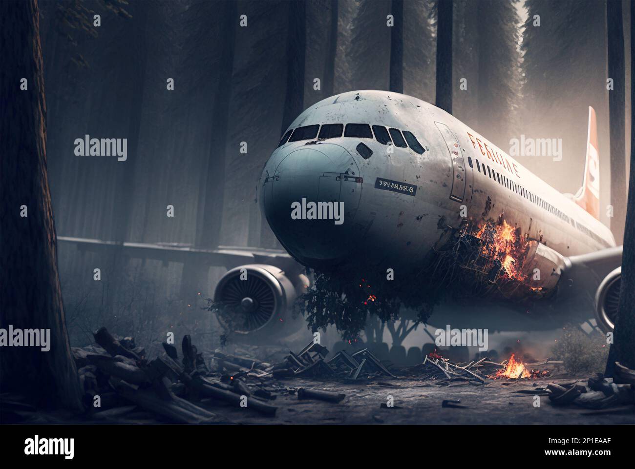 Plane crash aviation accident airplane hi-res stock photography and ...