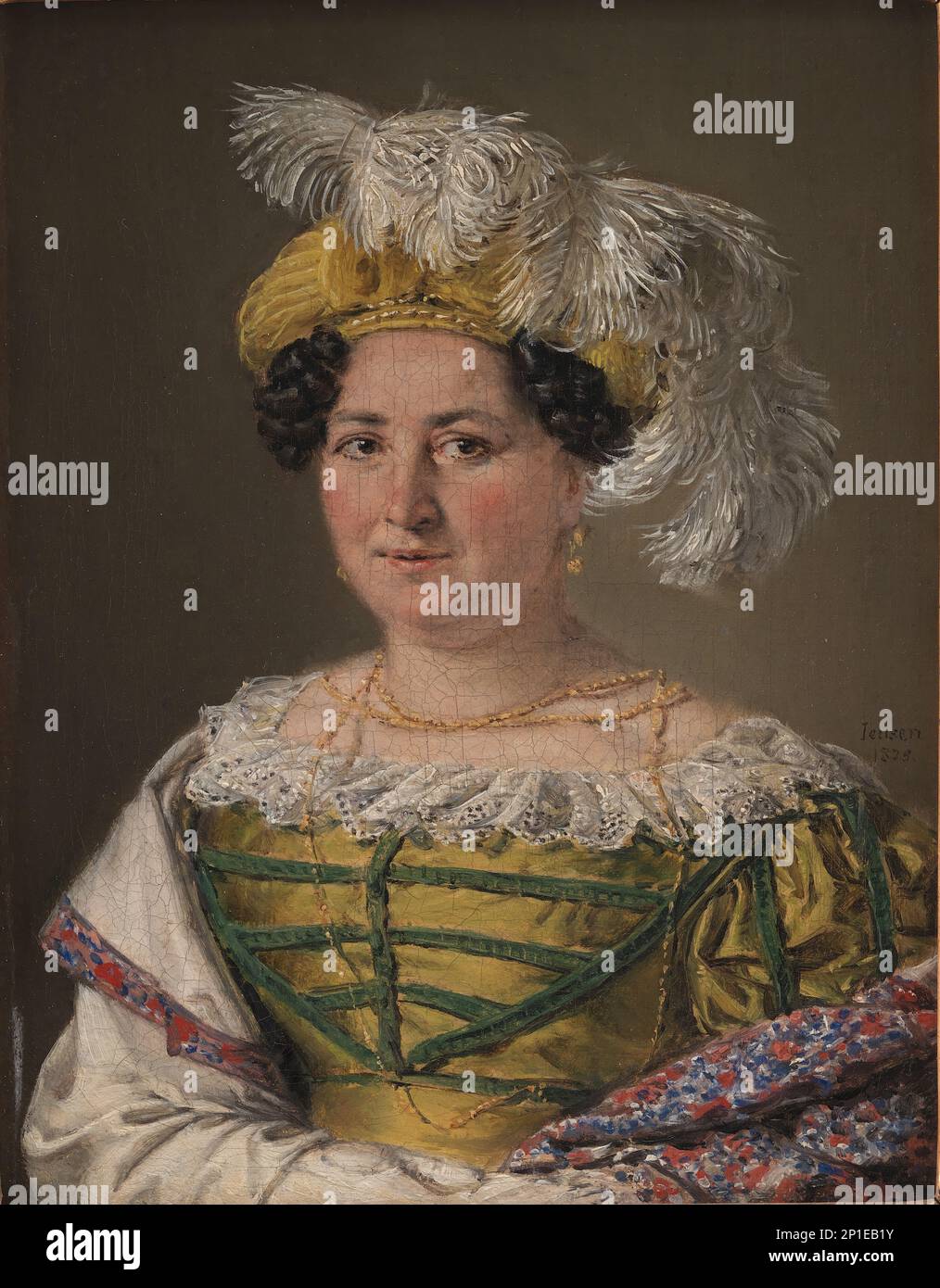 Portrait of Mrs. Pauline Hagen, 1825 Stock Photo - Alamy