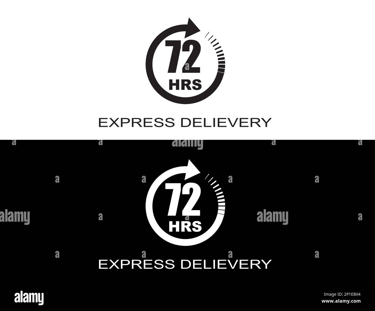 72 hours delivery Stock Vector Images - Alamy