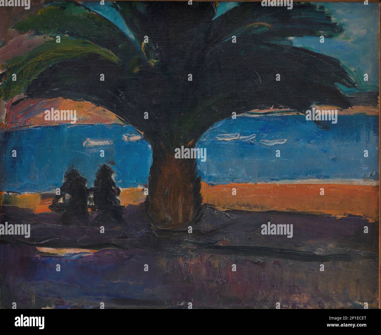 The Thick Palm. View from Villefranche, 1915 Stock Photo - Alamy