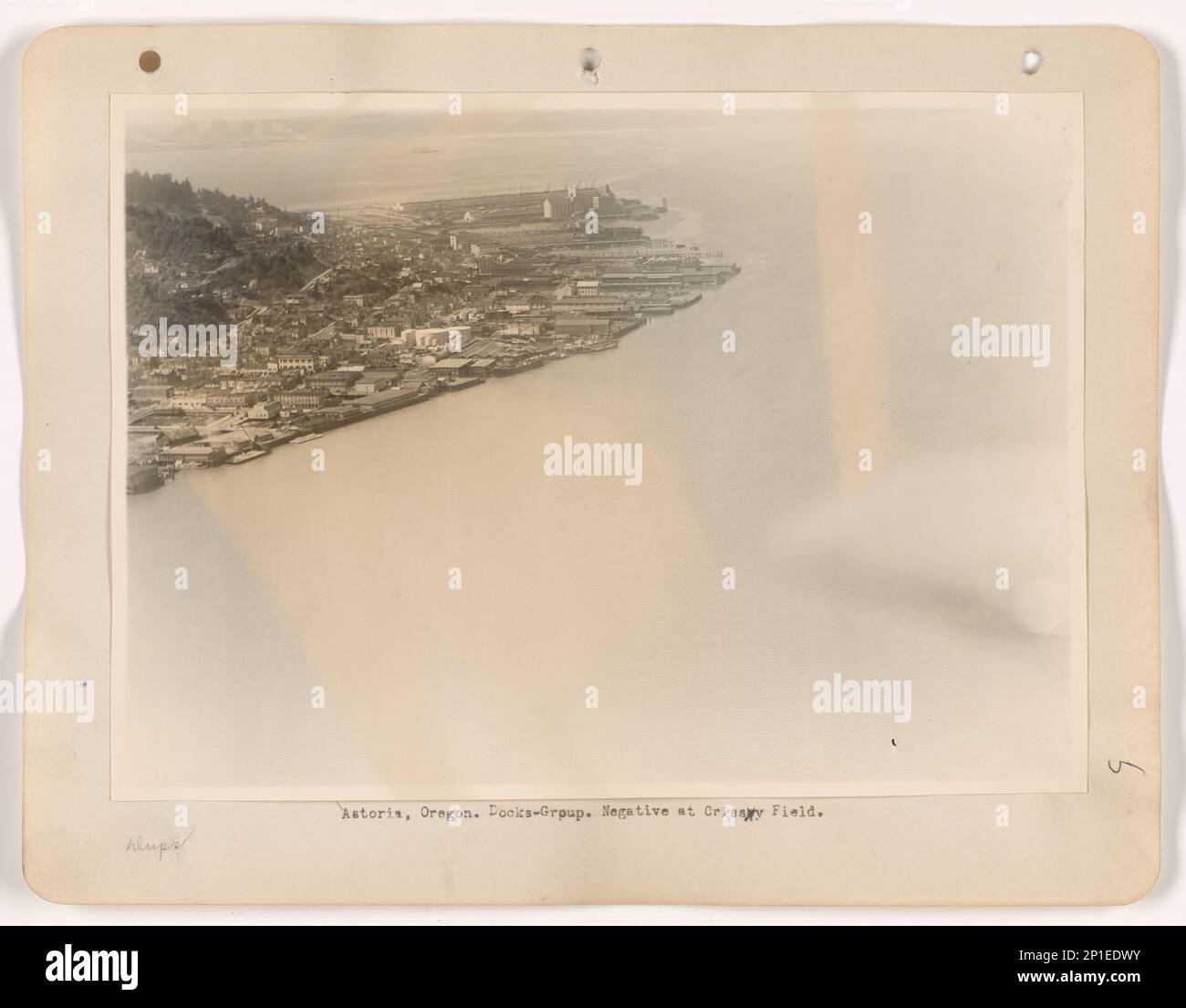 Oregon - Astoria, Aerial Photograph Stock Photo - Alamy