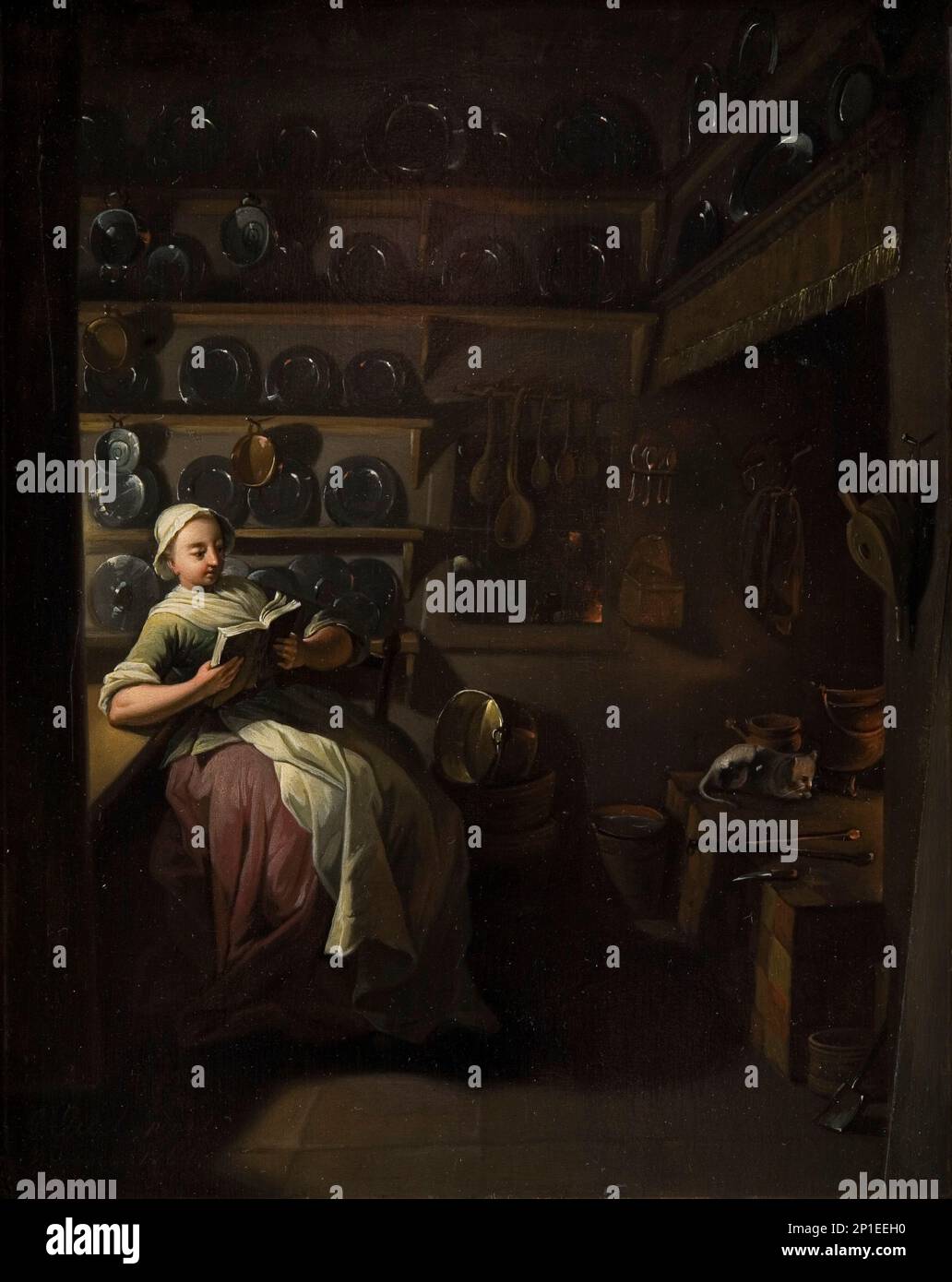 18th century kitchen interior hi-res stock photography and images - Alamy