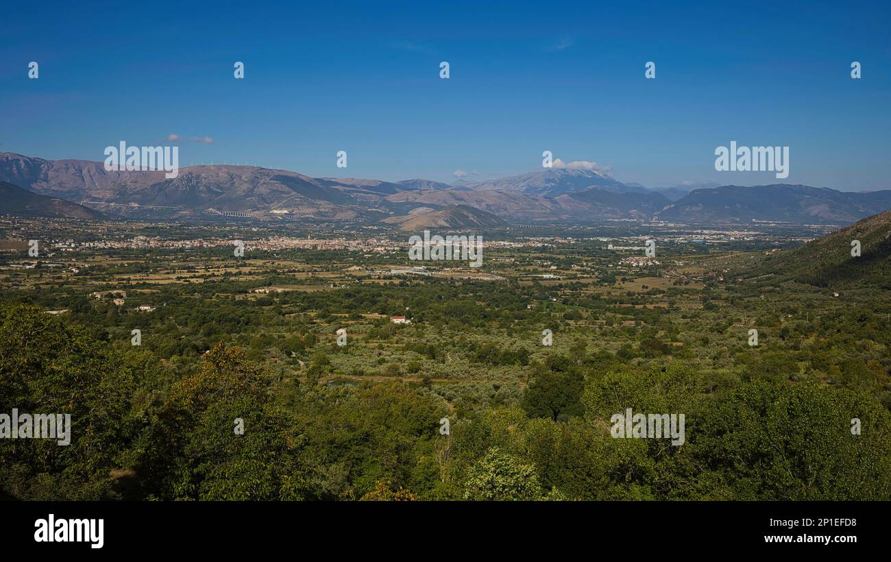 Landscape around the city of Sulmona in L`Aquila, Italy Stock Photo - Alamy