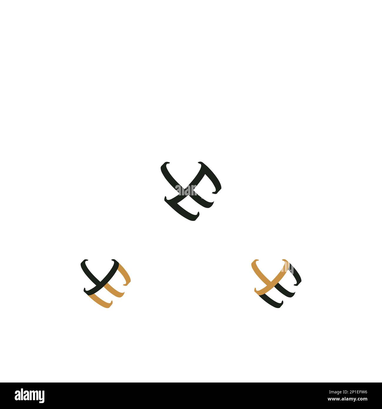 Alphabet letters Initials Monogram logo EY, YE, E and Y Stock Vector ...