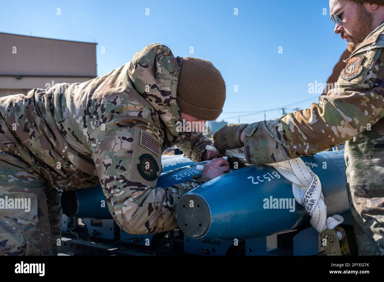 U.S. Air Force Tech. Sgt. Jacob Salwey, 51st Munitions Squadron (MUNS ...