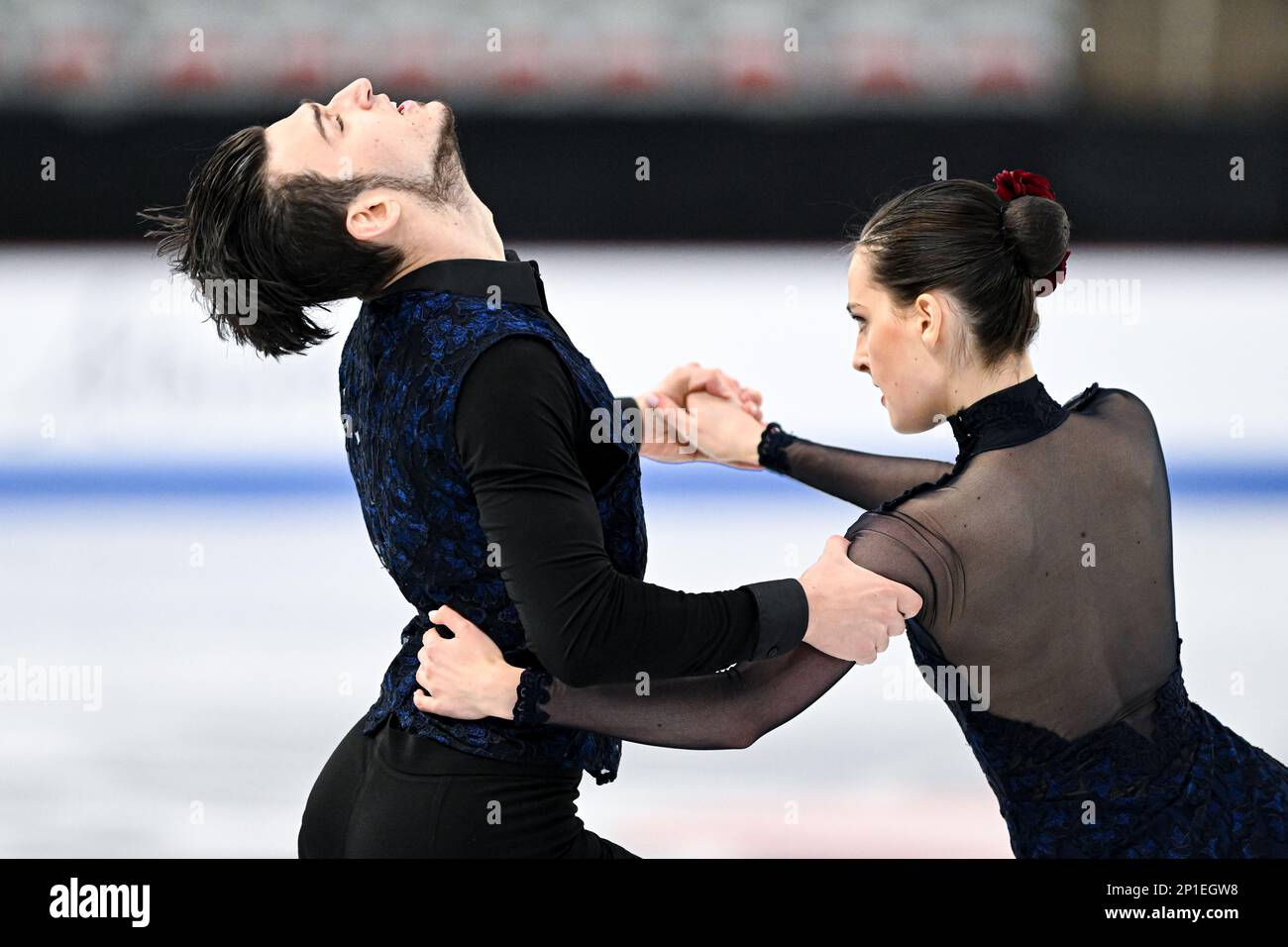 Helena CARHART & Volodymyr HOROVYI (USA), during Junior Ice Dance ...