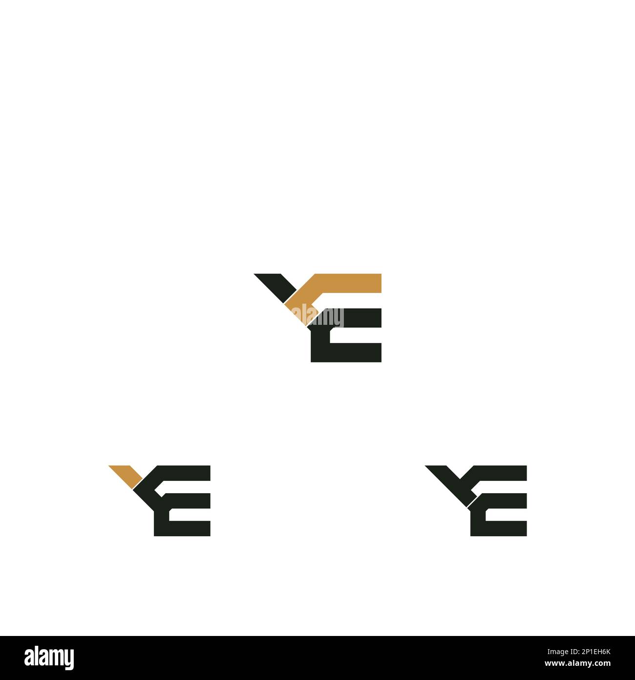 Alphabet letters Initials Monogram logo EY, YE, E and Y Stock Vector ...
